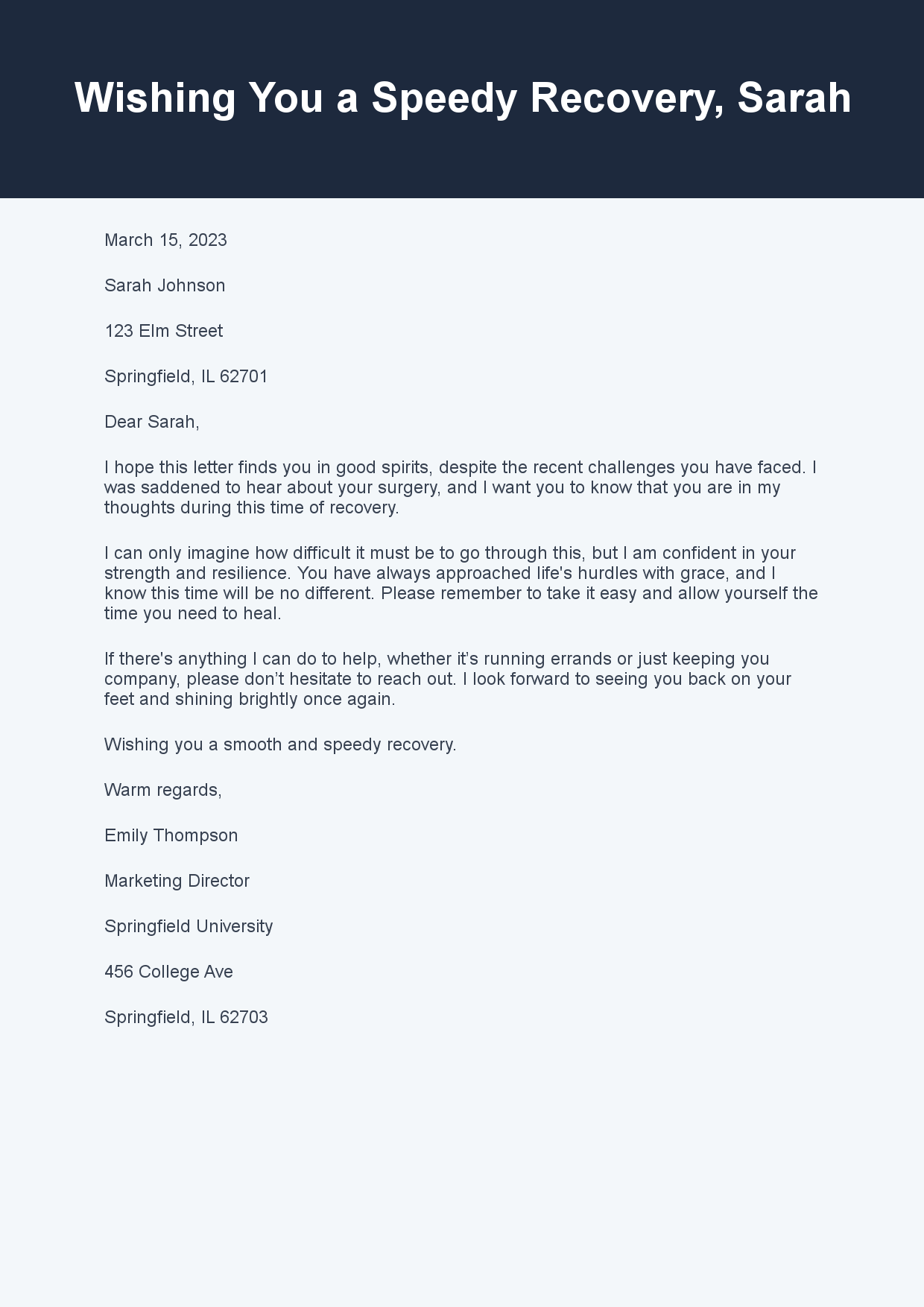 Get Well Letter for Sick Friend - Examples, How to Write & Tips