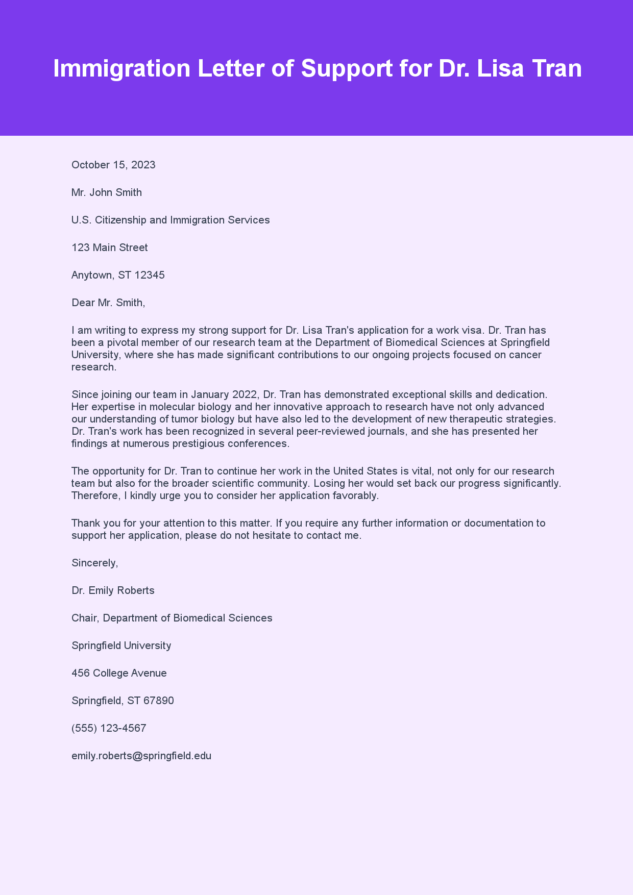 5 Immigration Letter of Support Examples, Samples & Free Templates