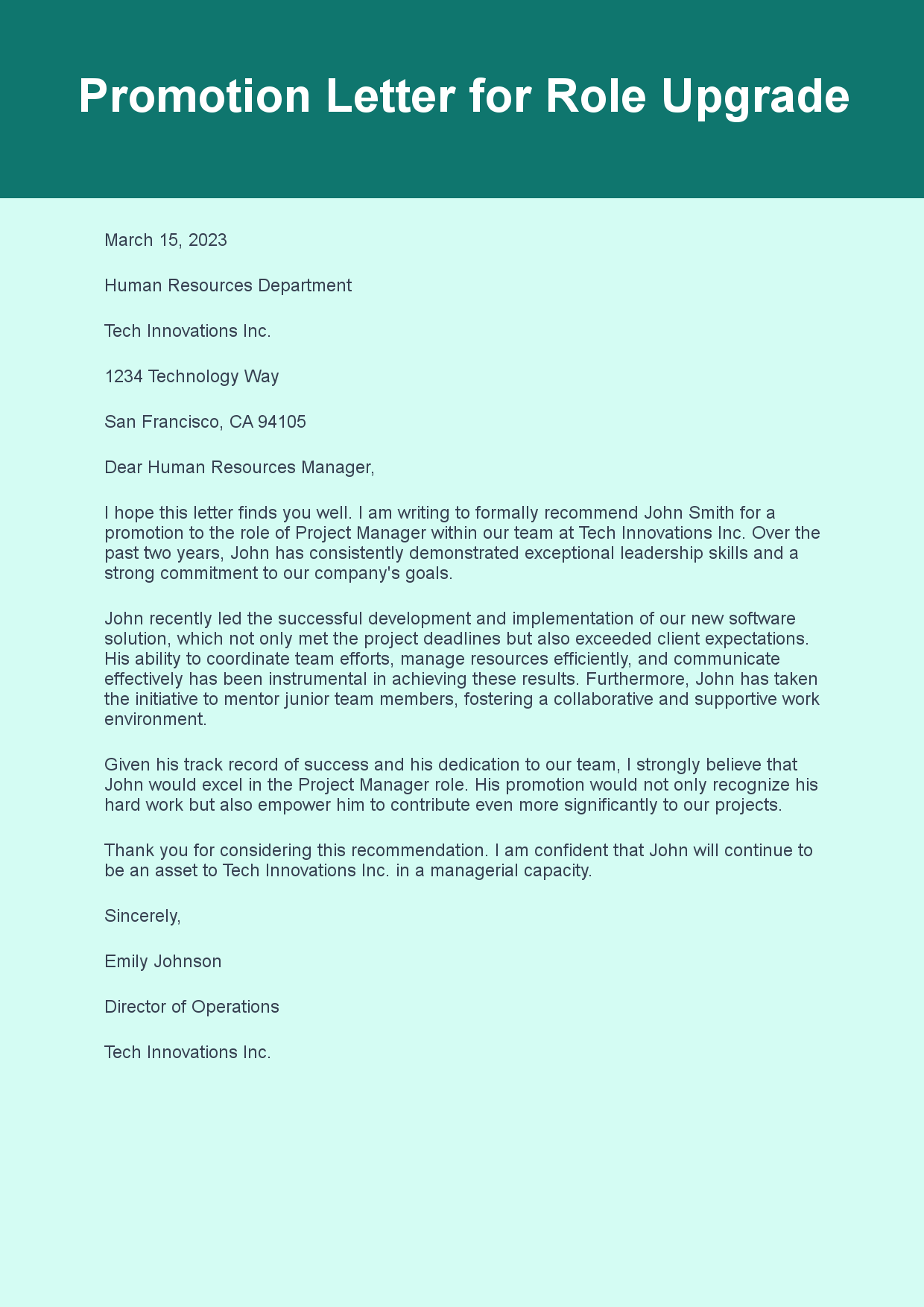 Promotion Letter for Role Upgrade - Examples, How to Write & Tips